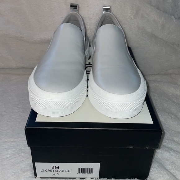 J/SLIDES | Shoes | Nwt Jslides Gia Light Grey Leather | Poshmark